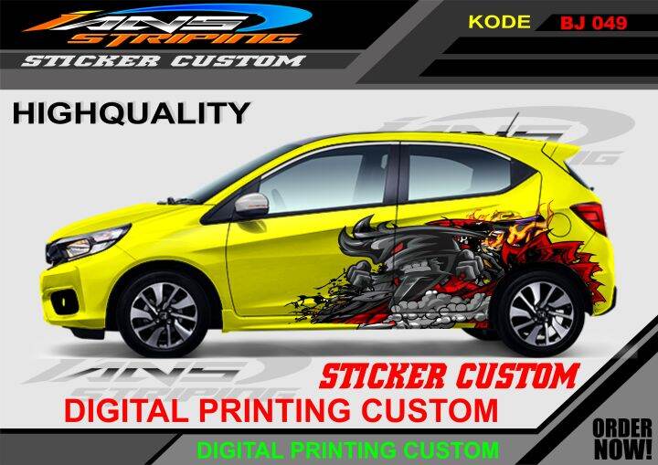 STIKER MOBIL JAZZ , AGYA , BRIO / DECAL STICKER MOBIL / STIKER MOBIL ...