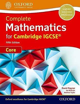 Complete Mathematics for Cambridge IGCSE (R) Student Book (Core) (5TH)สั่งเลย!! หนังสือภาษา ...
