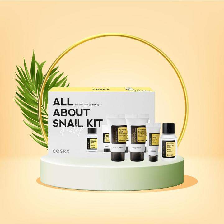 COSRX All About Snail Kit 4-Step Trial Set | Lazada
