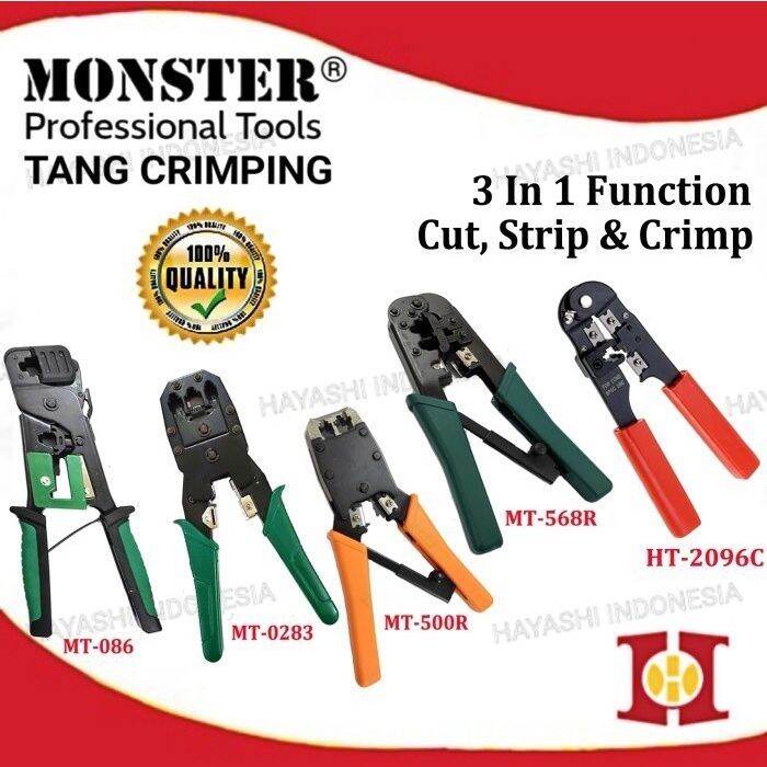 Tang Crimping RJ45 RJ11 Tang Krimping RJ 45/Kabel LAN Tester MT-W0283 ...