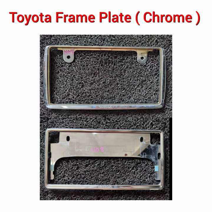 🇯🇵🇯🇵 Toyota Frame Plate ( Chrome ) / Car Number Plat / Papan Nombor ...