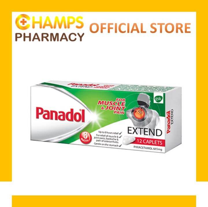 Panadol Extend 665mg Cap - 12's [EXP 6/25] | Lazada