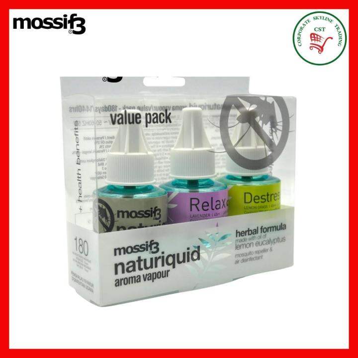 Mossif3 Naturiquid Aroma Vapour 180 Days Refill | Lazada