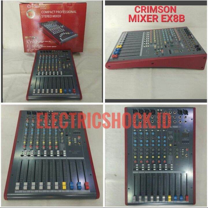 MIXER AUDIO CRIMSON EX8B / EX 8B USB EQUALIZER 8 CHANNEL | Lazada Indonesia