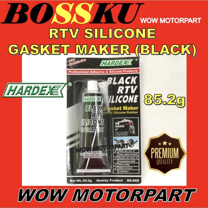 HARDEX BLACK RTV SILICONE GASKET MAKER HARDEX GUM GASKET ENGINE GUM ...