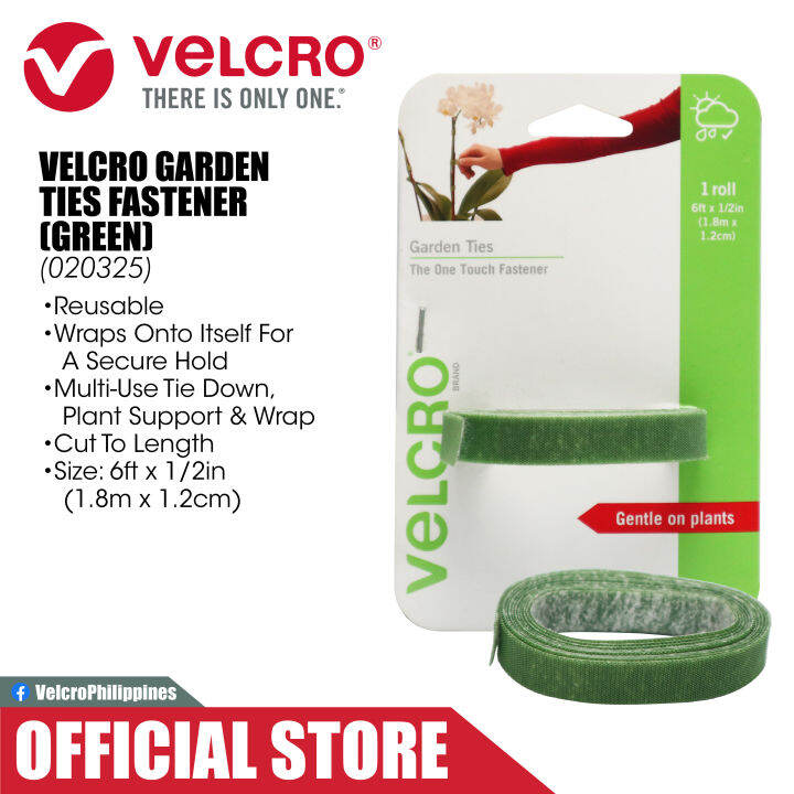 VELCRO Garden Ties Fastener | 1.8m x 1.2cm | Green | 91972 | Lazada PH