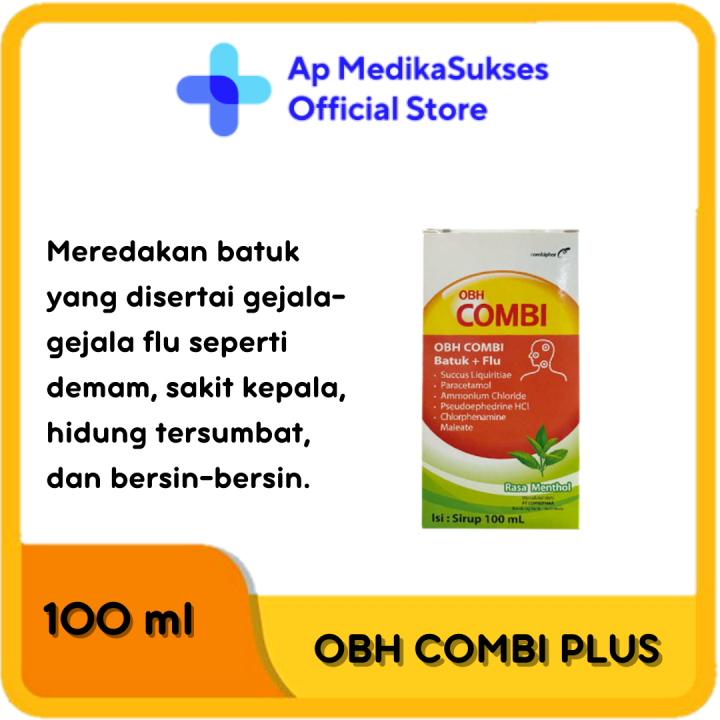 OBH Combi Plus Batuk Flu Menthol 100 ml | Lazada Indonesia