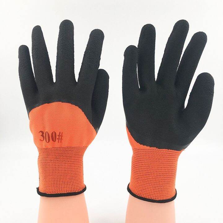Grip Safety Gloves General Purpose - PU Coated Black Gloves / String ...
