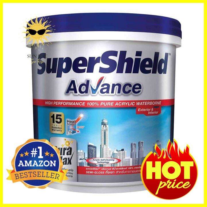 สีน้ำทาภายนอก TOA SUPERSHIELD ADVANCE BASE D กึ่งเงา 9 ลิตรEXTERIOR ...