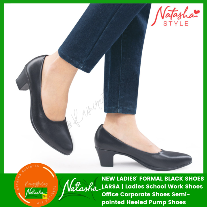 NATASHA SHOES LARSA LADIES CASUAL BLACK SHOES NEW ARRIVAL!!! | Lazada PH
