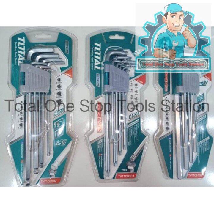 TOTAL Hex key allen/ball/flower extra Premium Industrial TOOLS | Lazada PH