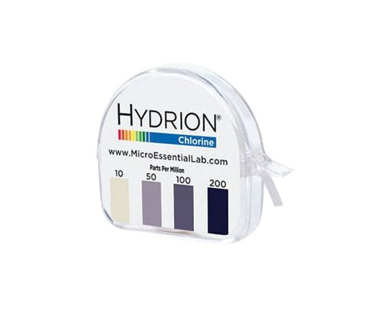 Hydrion Chlorine Test Strips Roll 10-200 PPM with Refill | Lazada PH