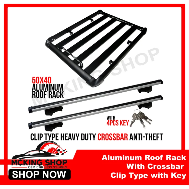 Toyota Rush 2018-2021 50x40 Aluminum Single Wall Roof Rack / Roofrack ...