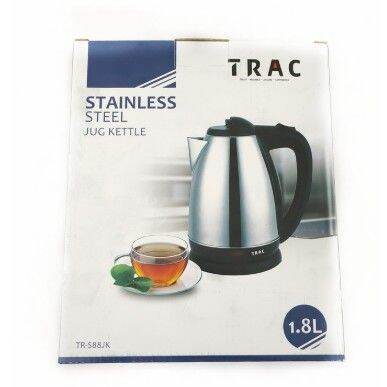 TRAC 1.8L STAINLESS STEEL JUG KETTLE W/SIRIM | Lazada