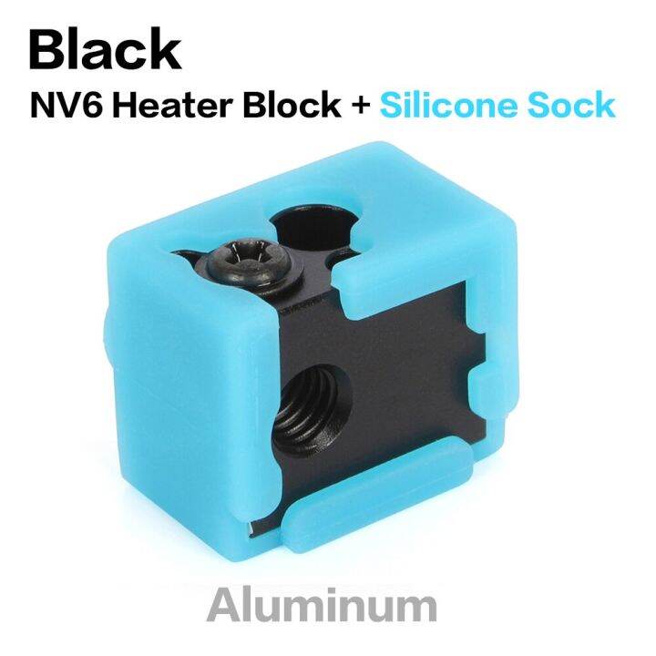 3DSWAY NV6บล็อกความร้อนอลูมิเนียมบล็อกความร้อน V6 E3D บล็อกป้องกันความ ...
