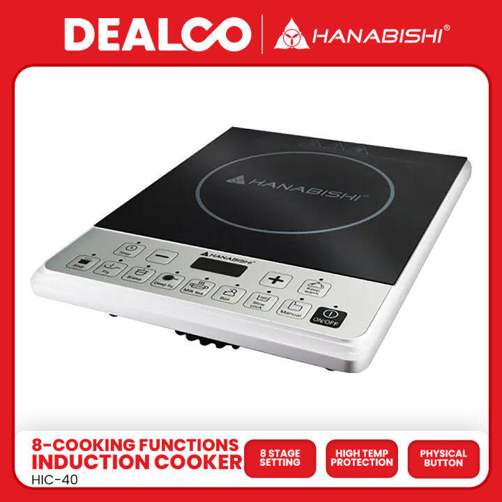 Dealco | Hanabishi 8-Cooking Functions Induction Cooker with timer ...