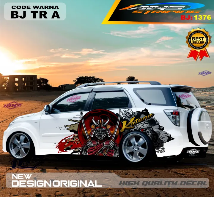 STIKER MOBIL TERIOS DESAIN TERBARU / VARIASI STIKER MOBIL AVANZA ...