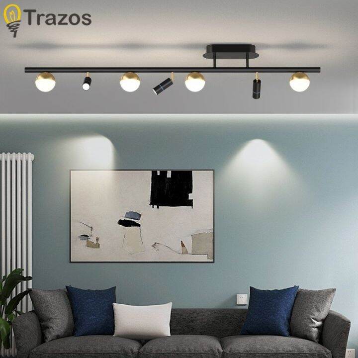 TRAZOS Nordic Simple New Modern LED Ceiling Lights Living Dining Room ...