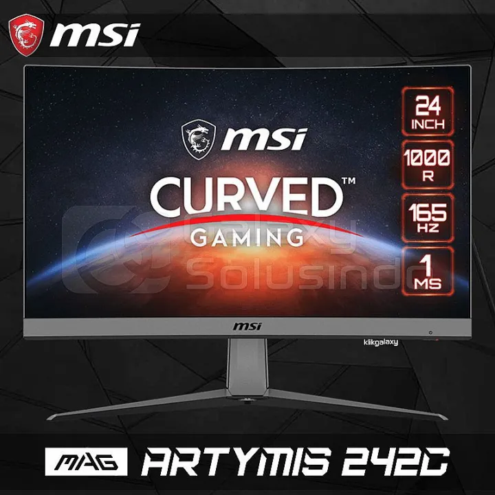 MSI MAG ARTYMIS 242C 24" 165Hz 1ms Curved Gaming Monitor | Lazada Indonesia