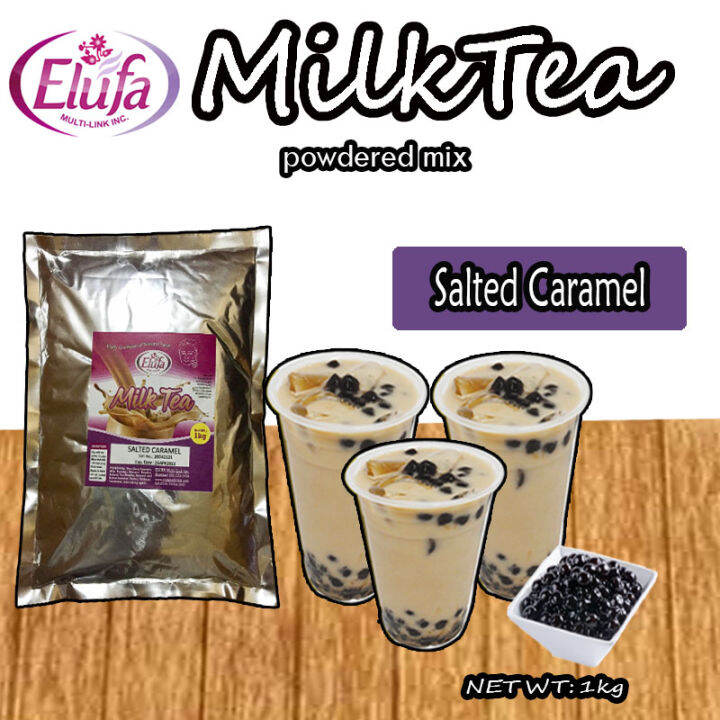 Elufa Milk Tea Salted Caramel Flavor 1kg | Lazada PH