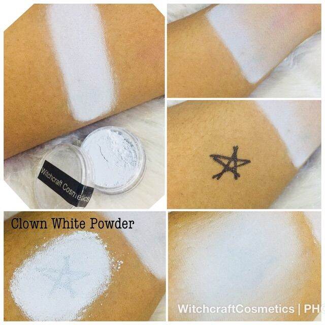 sunisa waterproof foundation CLOWN WHITE MATTE EXTREME WHITE OPAQUE ...