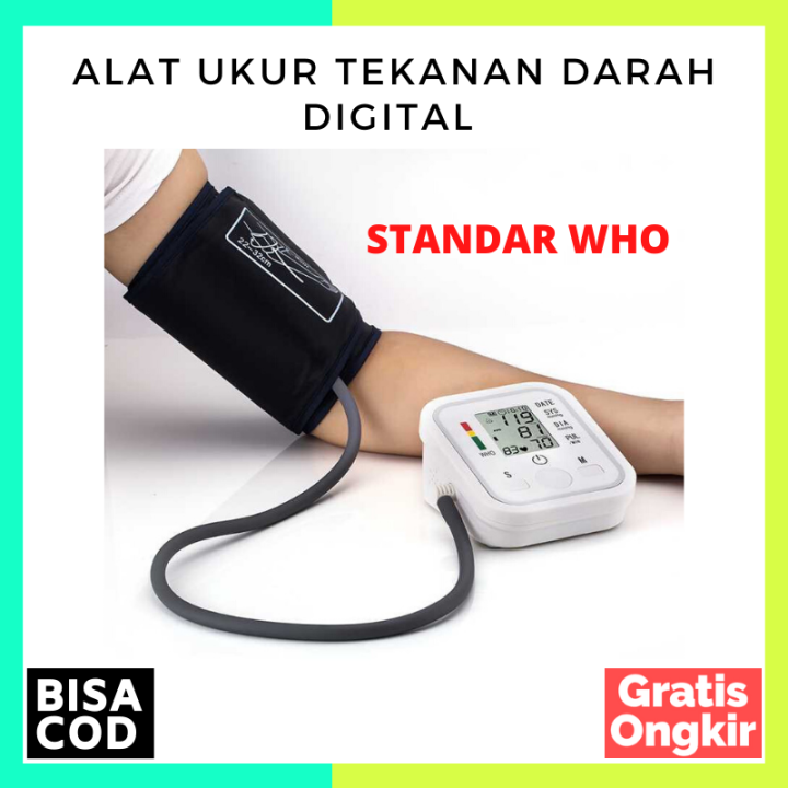 ALAT PENGUKUR TEKANAN DARAH DIGITAL STANDAR WHO & IDI PORTABLE VOICE ...