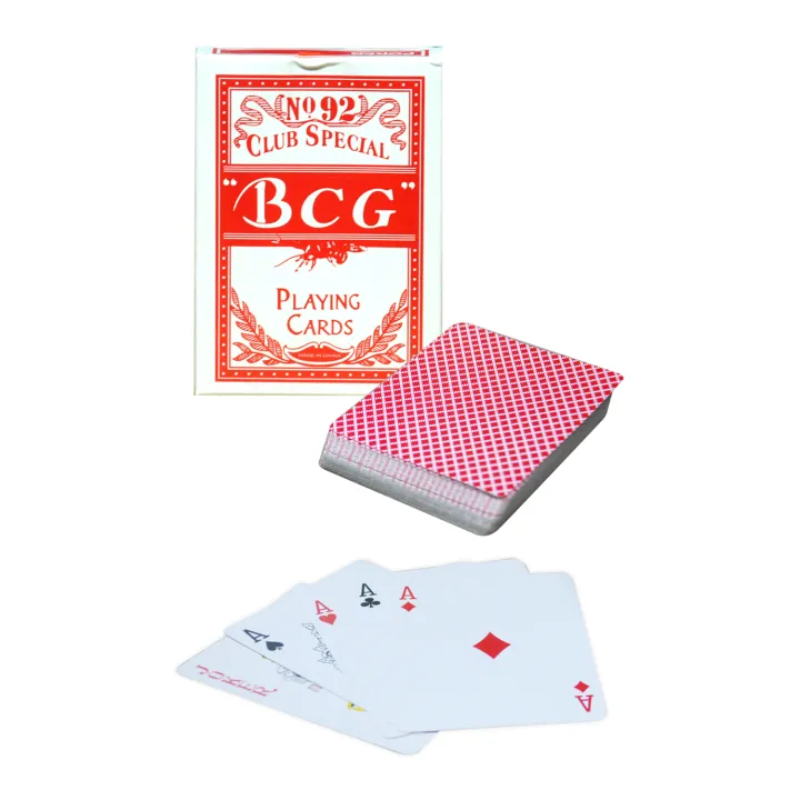 BCG Playing Cards Red | Lazada PH