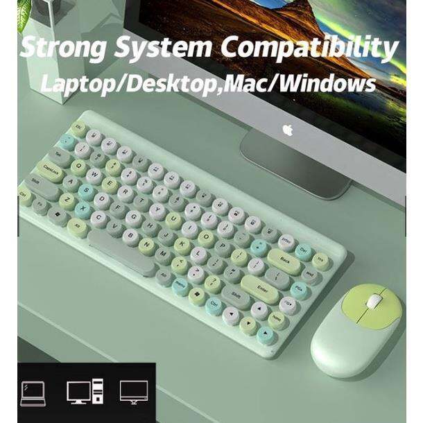 Qw02 Backlit Wireless Keyboard Mouse Set Gaming Keyboard For Office Ipad Laptop Tablet Lazada Ph