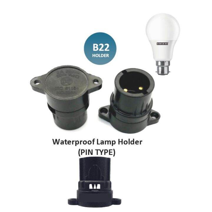 B22 WEDGE LAMP HOLDER BULB HOLDER PIN TYPE | Lazada