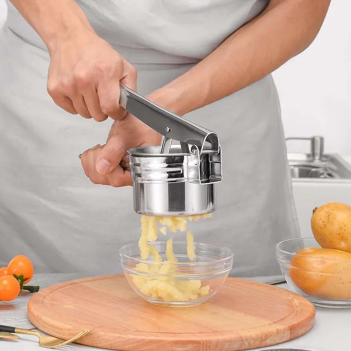 Handheld Steel Mash Potato Ricer Masher Fruit Vegetables Press ture ...