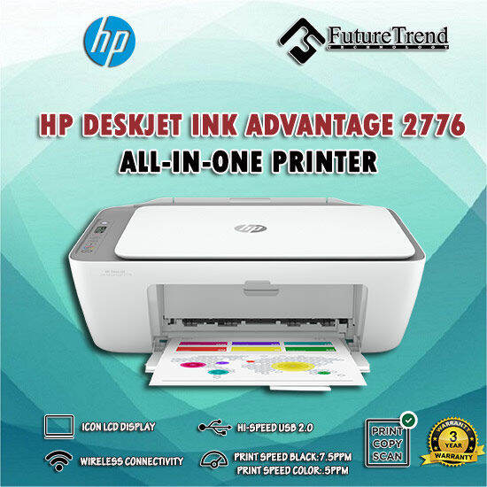 HP 2776 (FREE TNG 50) DeskJet Ink Advantage 2776/2777 All-in-One WIFI ...