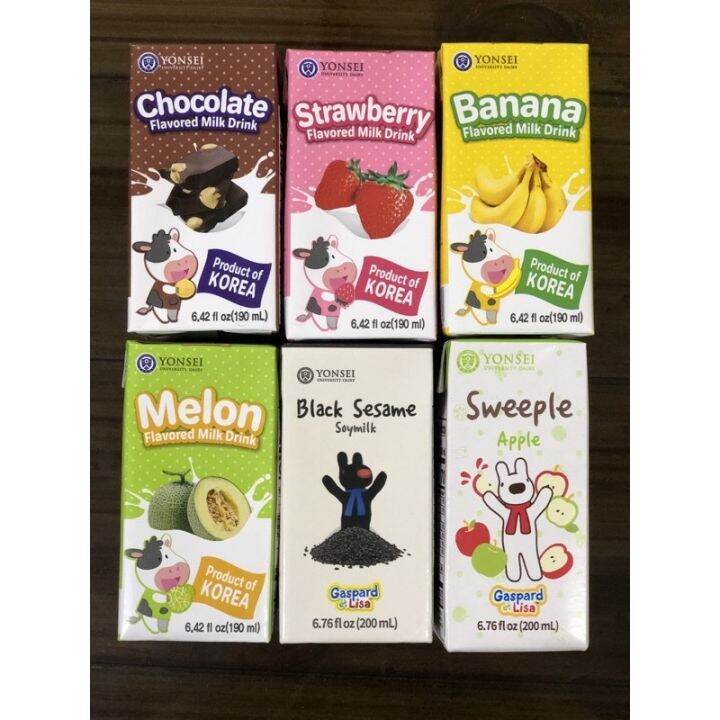 xd151fult0605 Yonsei Korean Flavored Milk Drink 190mL / 200 mL | Lazada PH