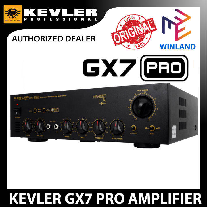 Kevler Gx7 High Power Videoke Amplifier 800w X 2 Gx 7 Pro Gx 7 Pro Mic Echo Function 2 Mic Input