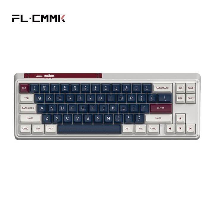 FL·ESPORTS CMK68-SAM Three-Mode Mechanical Keyboard 68 Keys RGB Hot ...