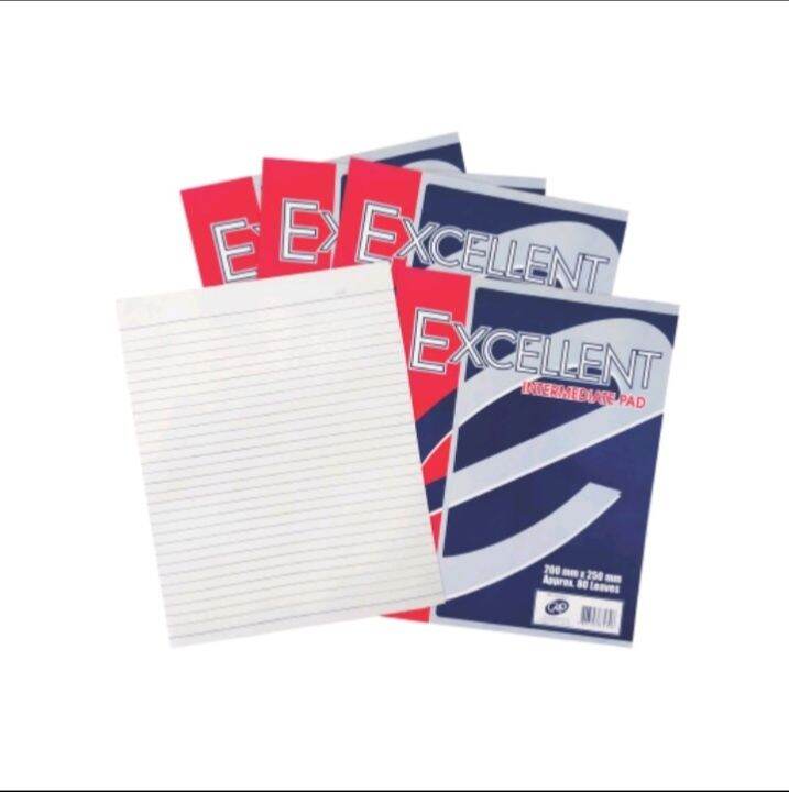 INTERMEDIATE PAD/FOR GRADE V -HIGHSCHOOLERS GRADE/80LEAVES PER PAD ...