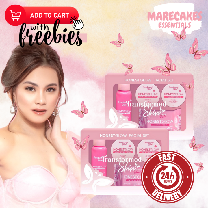Honest Glow Set by Transformed Skin w/ freebies!!! | Lazada PH