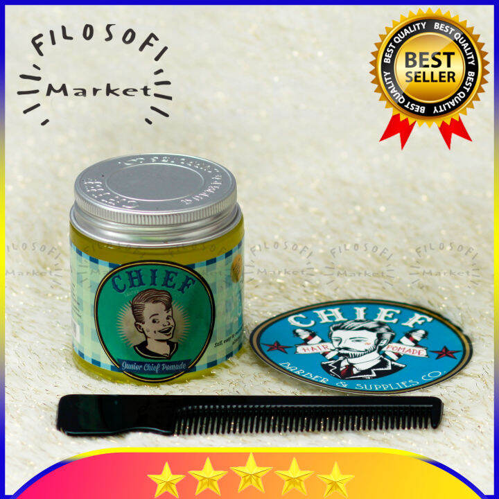 ORIGINAL Pomade CHIEF JUNIOR Waterbased Keren Untuk Anak Usia 3-10Thn ...