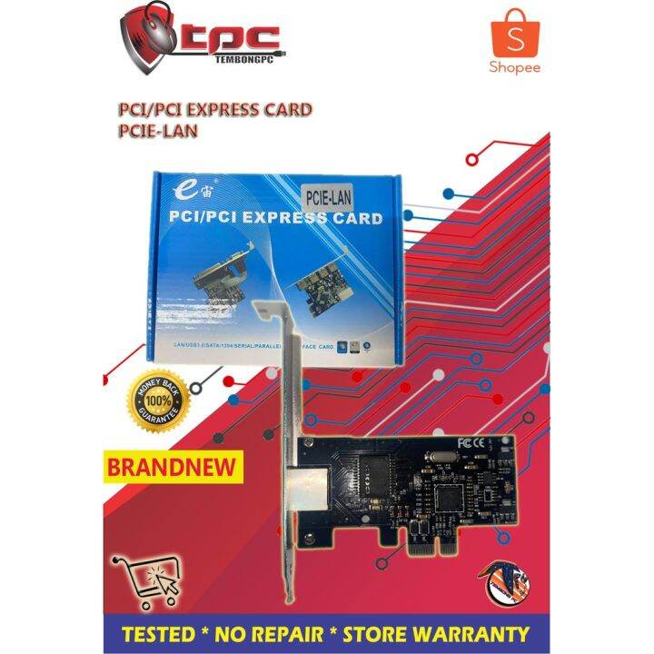 Mini Computer PCIE-LAN PCI EXPRESS CARD REALTEK 101001000MBPS GIGABIT ...