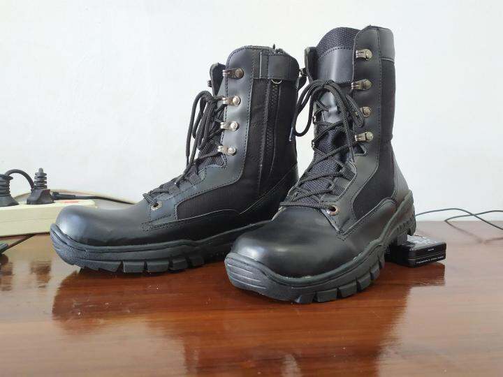 SEPATU PDL BLACK HAWK TNI PDH SEPATU KULIT | Lazada Indonesia