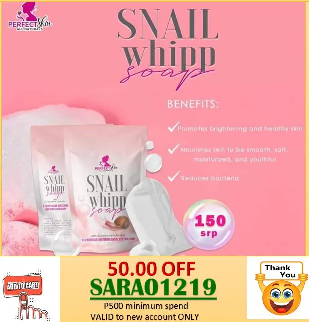 Perfect Skin Snail Whipp Soap 10x whitening | Lazada PH