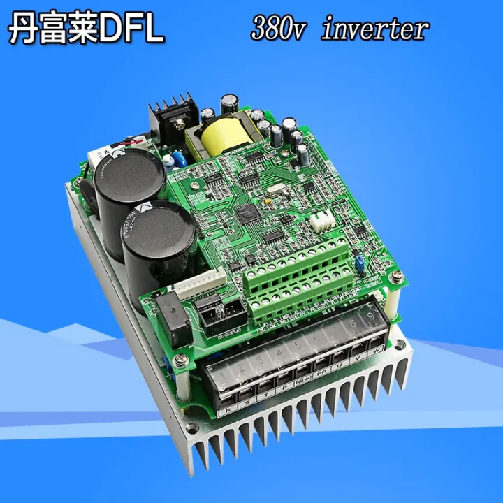 Frequency Regulator 380 VFD Inverter Board 3 Phase Wire Output Motor Speed Controller0.4KW 0 ...