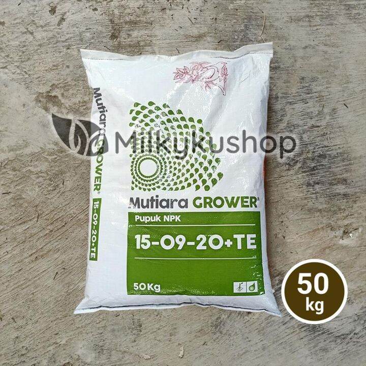 PUPUK MEROKE NPK MUTIARA GROWER 50 KG KEMASAN PABRIK VIA CARGO | Lazada ...