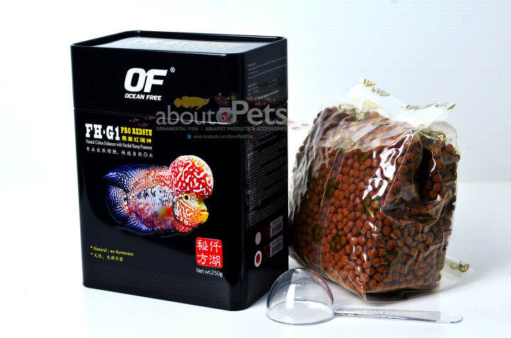 Ocean Free FH-G1 Pro RedSyn Flowerhorn 250g (FF977-Medium) | Lazada