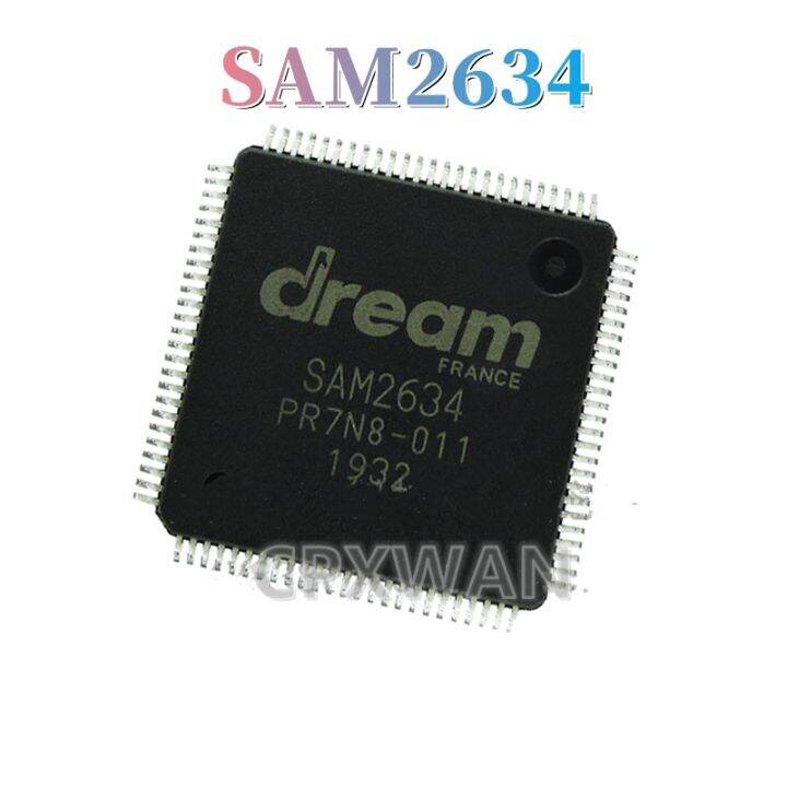 1pcs Original SAM2634 QFP-100 audio IC chip DSP processor New Original ...
