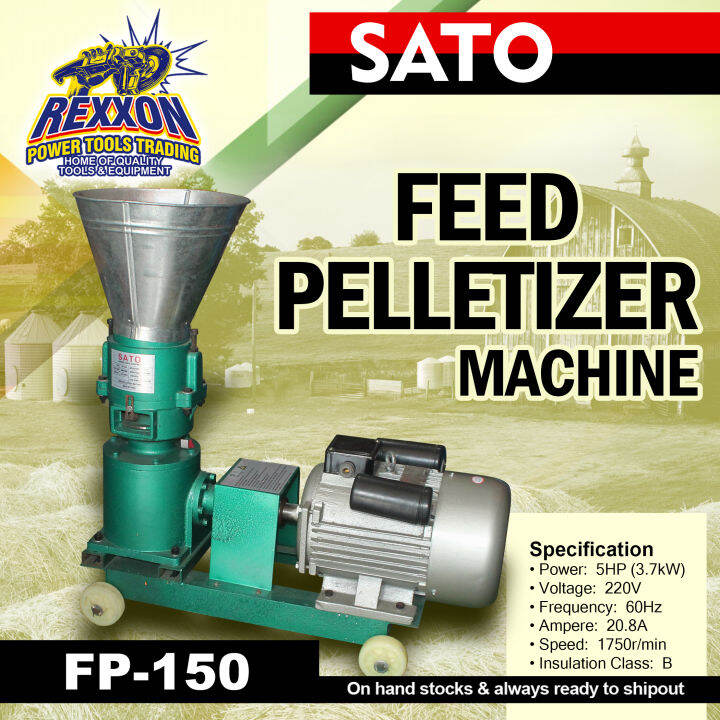 SATO Feed Pelletizer Feed Pellet Machine Grass Pellet Machine ...