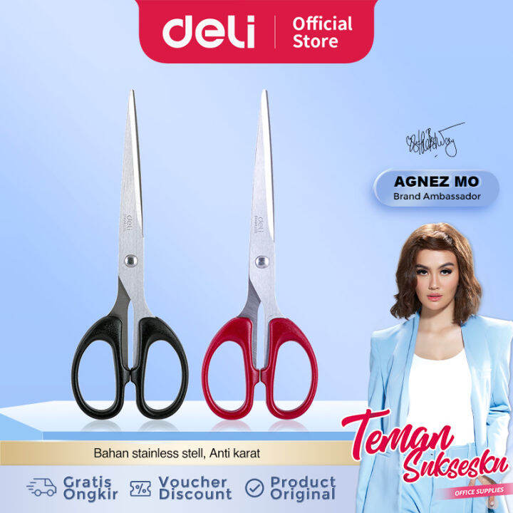 Deli Gunting yang dilapisi anti karat kualitas tahan lama 180mm E6009 ...