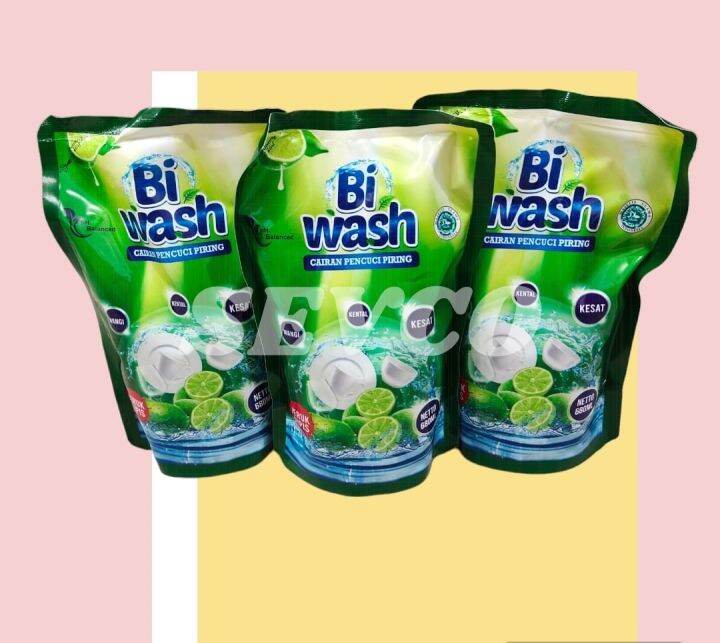 Bi Wash Sabun Cuci Piring Pouch 680mL | Lazada Indonesia