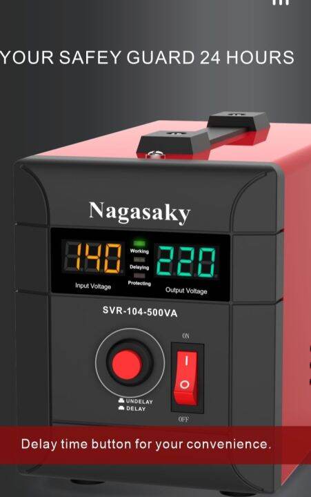 stabilizer digital NAGASAKY SVR-104 500va/1000va/1500va/2000va/3000va ...
