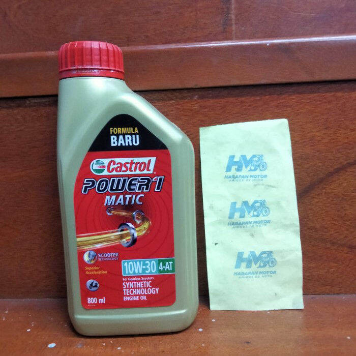 Oli Mesin Castrol Power 1 Matic 10W-30 800ml Original | Lazada Indonesia