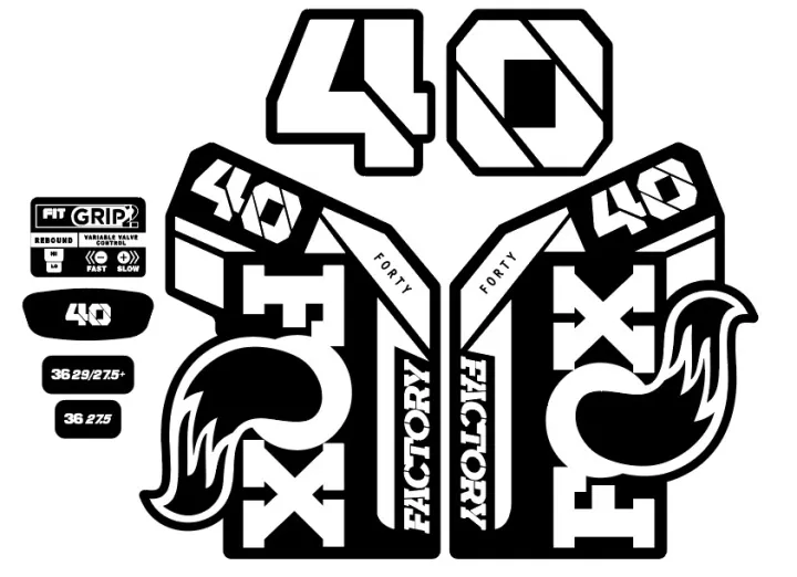 Fox 40 Factory Series 2021 Edition Fork Decals | Lazada PH